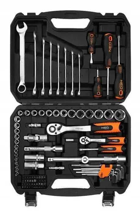 Nowy NEO Zestaw narzędzi klucze nasadowe 100 ele 1/2 1/4" Walizka. Zamość • OLX.pl