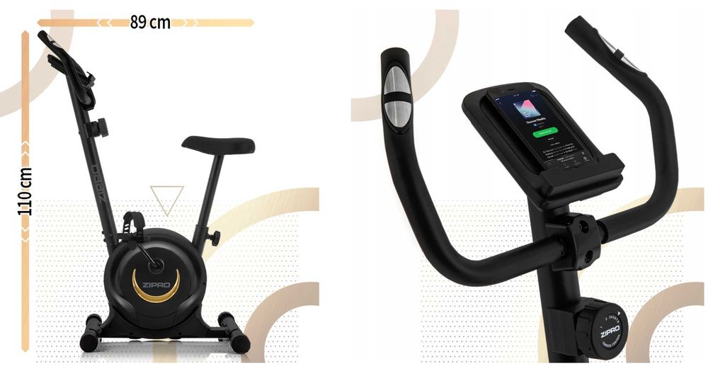 Велотренажер Zipro One S Gold • Магнитный тренажер велосипед для дома ...