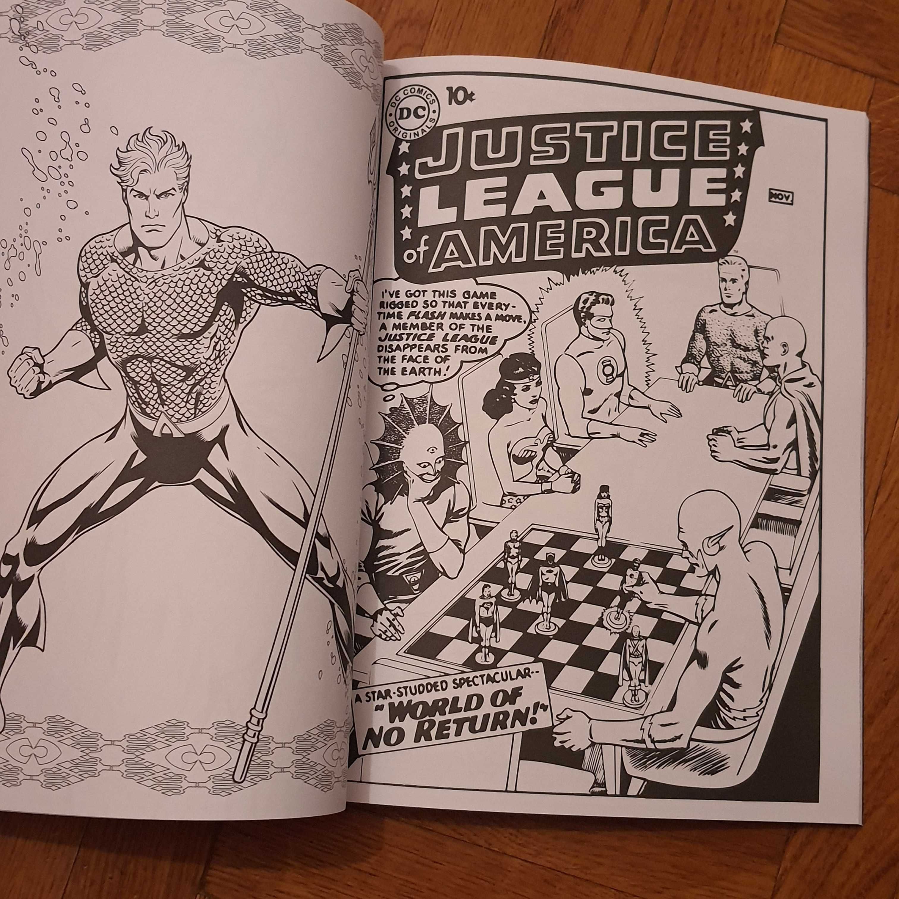 Раскраска комикс разрисовка розфарбовка DC Comics офіційна розмальовка ...