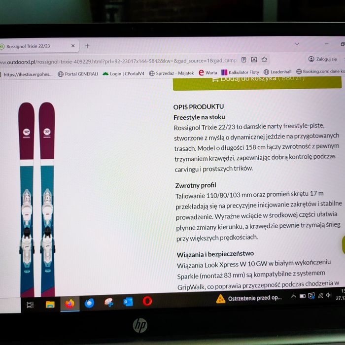 Narty rossignol trixie 148 Szczecin Warszewo • OLX.pl