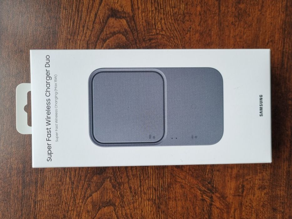 Ładowarka Samsung Super Fast Wireless Charger Duo 15W Czarny (EP-P5400 Słupsk • OLX.pl