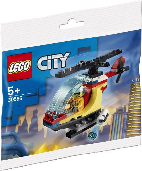 Lego city fire helicopter 30566 Конструктор Лего пожарный вертолет: 250 ...