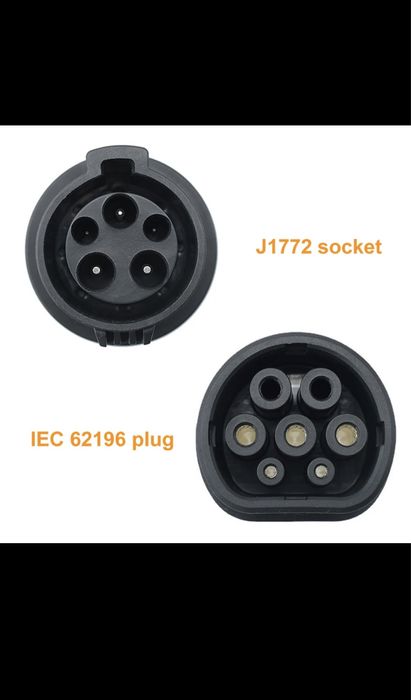 Перехідник переходник GUWIEYG Type 1 (j1772) - Type 2 (Eur): 1 250 грн ...