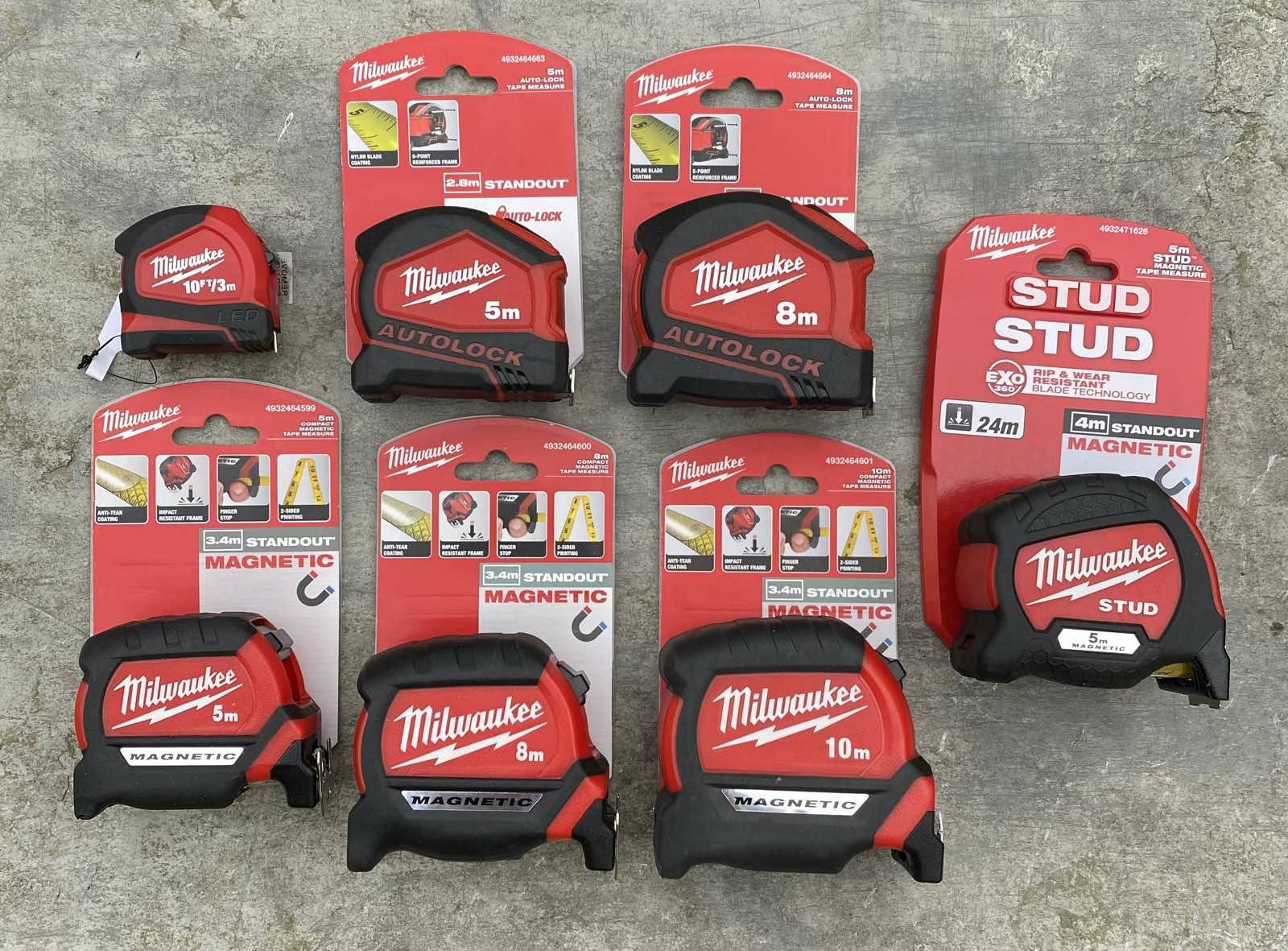 Рулетка Milwaukee 3, 5, 8, 10 м.: 850 грн. - Ручний інструмент Львів на Olx