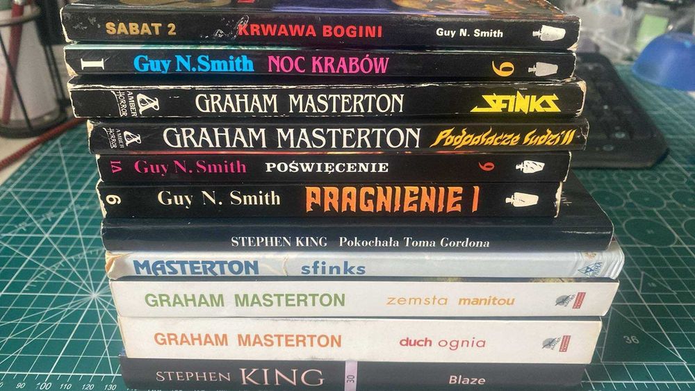 Masterton, King, Smith - zestaw 11 książek Łódź Bałuty • OLX.pl