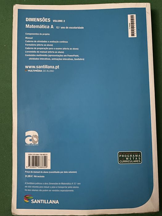 Livros de matematica 12 ano Aljubarrota • OLX Portugal