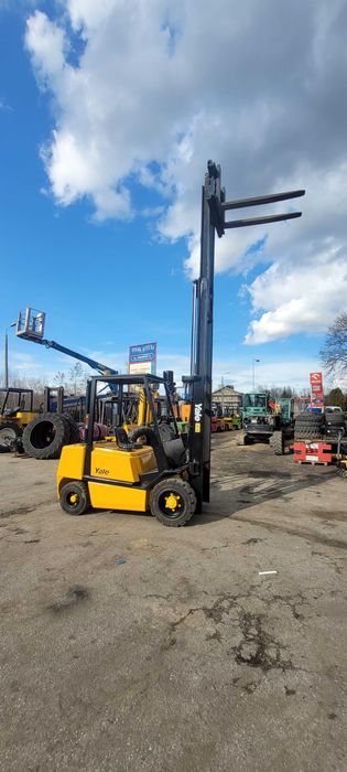 Wózek widłowy Yale 3t gaz wolny skok przesuw boczny zamiana Nowy ...