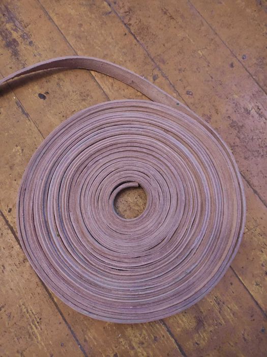 Skóra naturalna 25mm, gruba 5mm na pasy paski lejce rymarska Warszawa ...