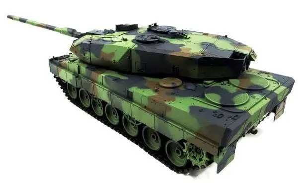 Танк Heng Long 3889 Leopard II A6 UPG 2.4GHz 1:16 пневмопушка , дим: 8 ...