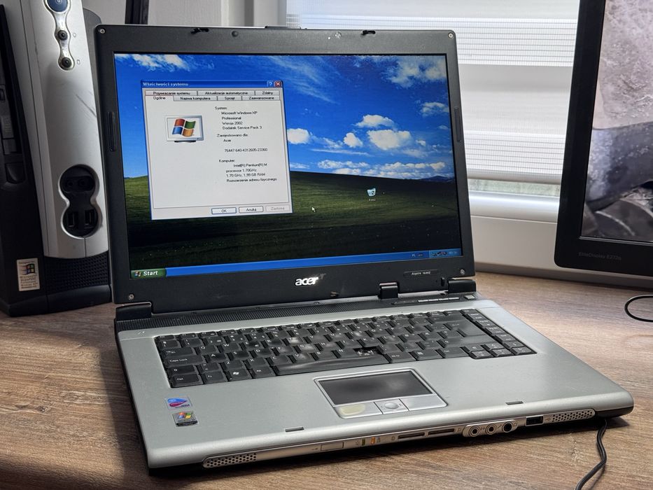 Retro laptop Acer Aspire 1640Z Windows XP Tarnów • OLX.pl