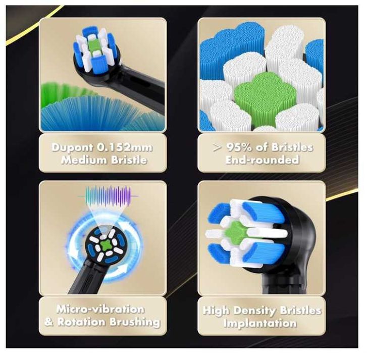 Główka do szczoteczki Oral-B iO 10 sztuk czarna Othanary Brynica • OLX.pl