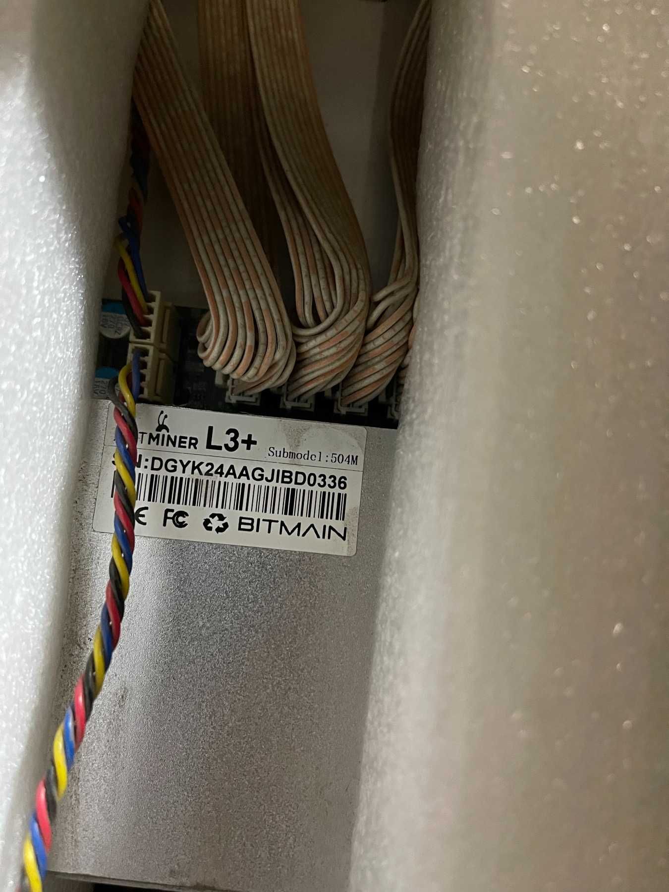 Asik l3+ майнер Bitmain Antminer L3+ 504 MH/s: 5 000 грн. - Інша ... Asik l3+ майнер Bitmain Antminer L3+ 504 MH/s: 5 000 грн. - Інша ...