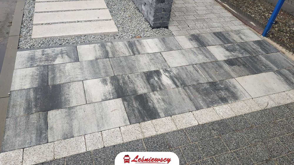 Nowoczesna płyta betonowa Drogbruk-Verona na taras projekt kostki Rogoźno • OLX.pl