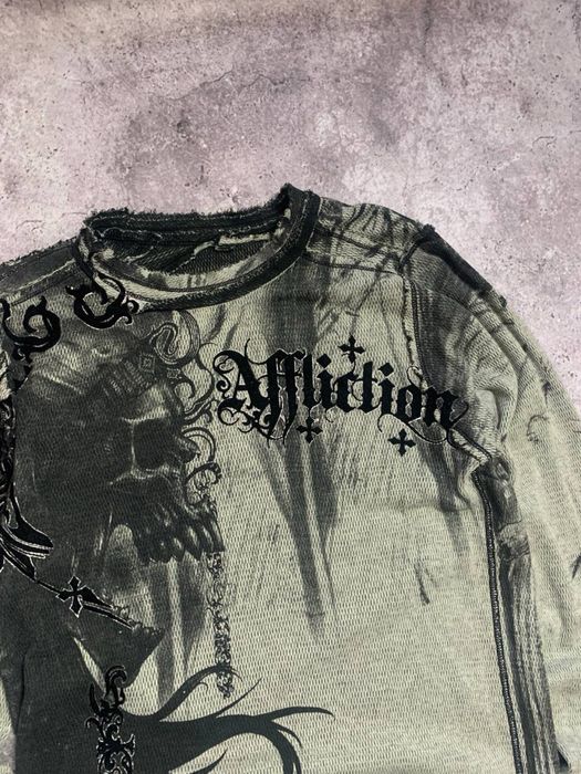 Affliction long slevee double-sided vintage: 2 500 грн. - Лонгслів ...