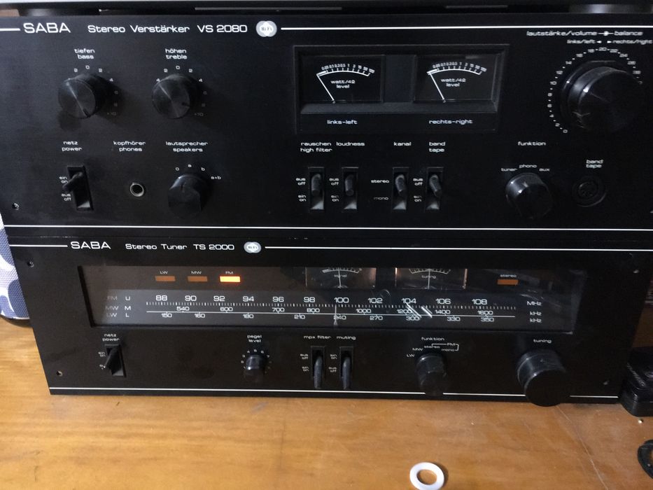 SABA wzmacniacz VS-2080 tuner VT-2000 Żory • OLX.pl