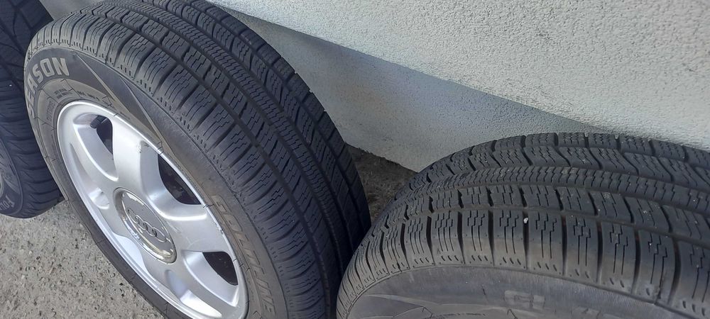 Felgi aluminiowe koła opony wielosezon Audi A3 8L 15 5X100 kpl Namysłów • OLX.pl