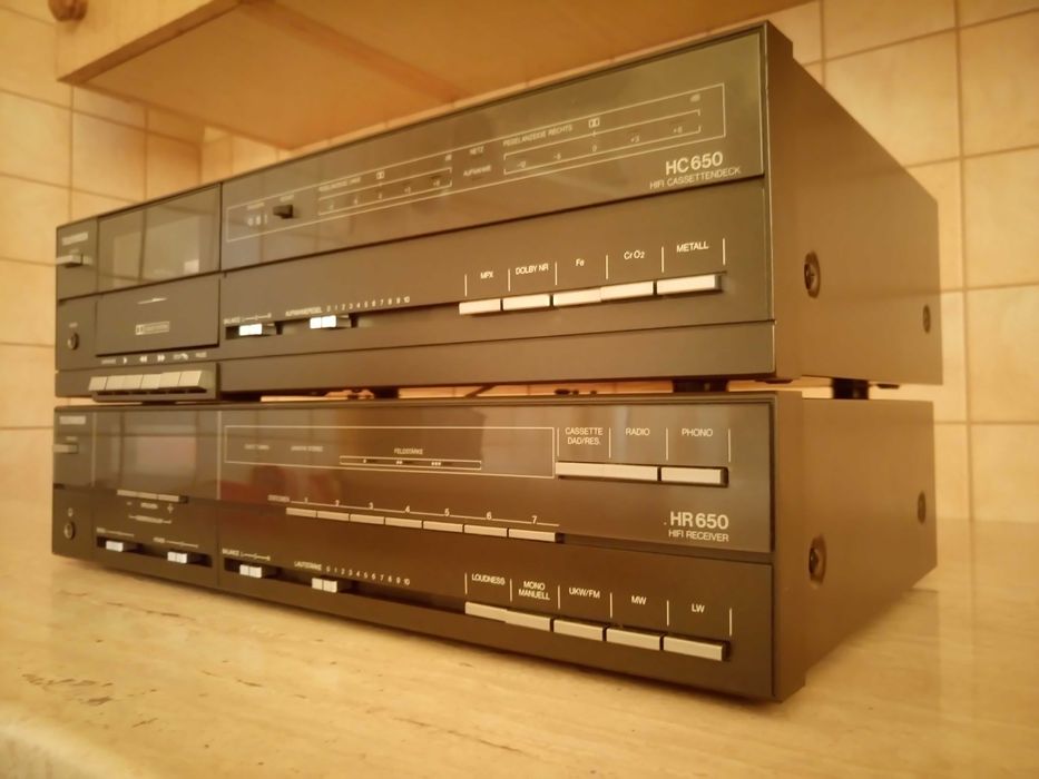 Amplituner Telefunken HR 650 + Magnetofon Telefunken HC 650 Jeziorki • OLX.pl