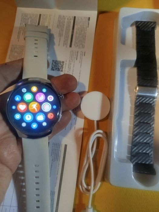 Смарт часы,GT4 Pro Max.NFC,GPS,Compass,AMOLED, без проводная зарядка ...