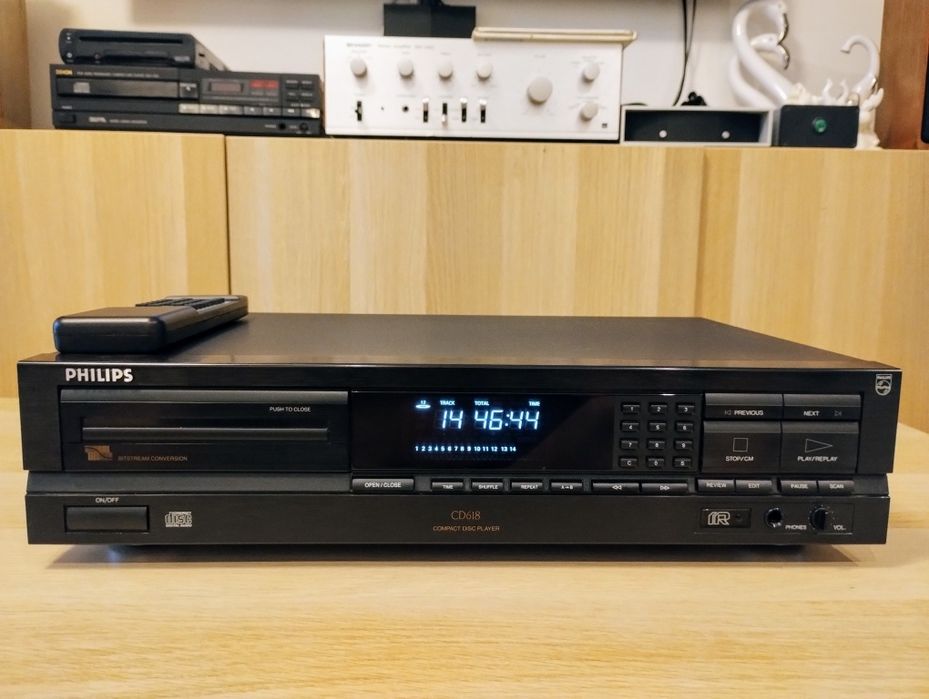 Philips CD618 - Bardzo ładny odtwarzacz CD z pilotem Zgierz • OLX.pl
