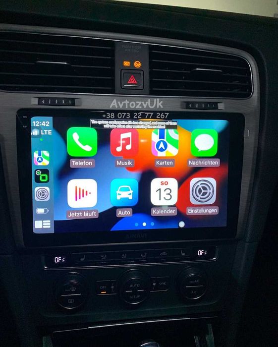 Магнитола GOLF 7 Volkswagen Гольф VW Tesla 2 дин TV CarPlay Android 13: ...
