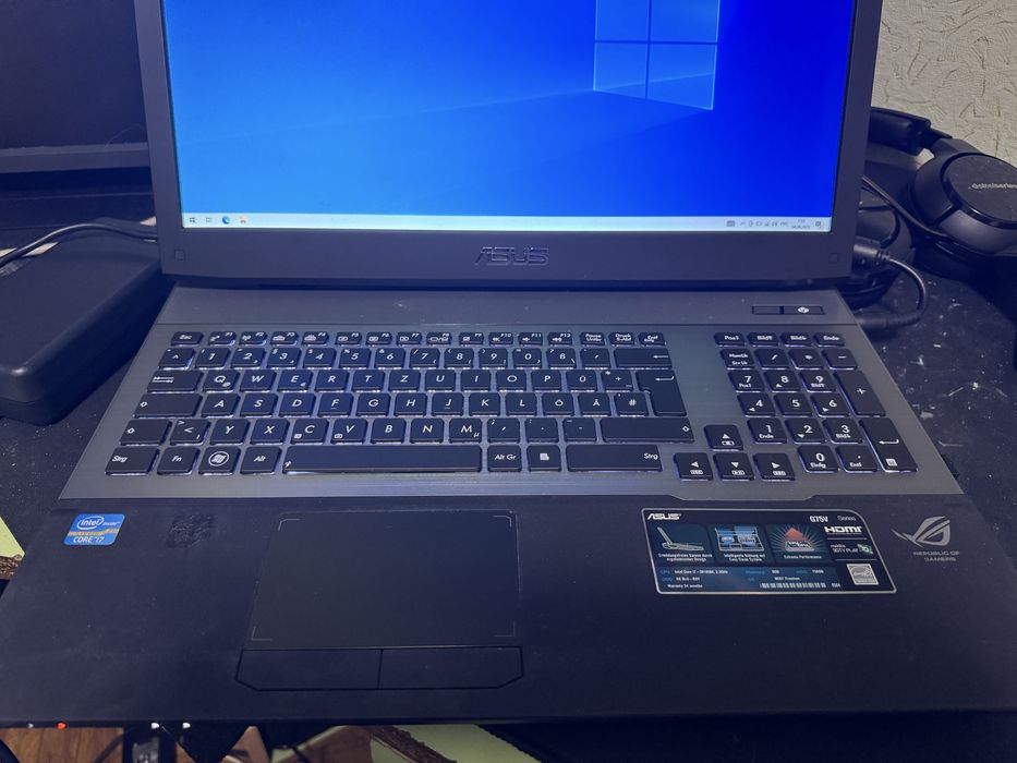 Бюджетний ігровий ноутбук Asus Rog 17” i7 3-th/660M/8RAM/750HDD: 5 999 ...