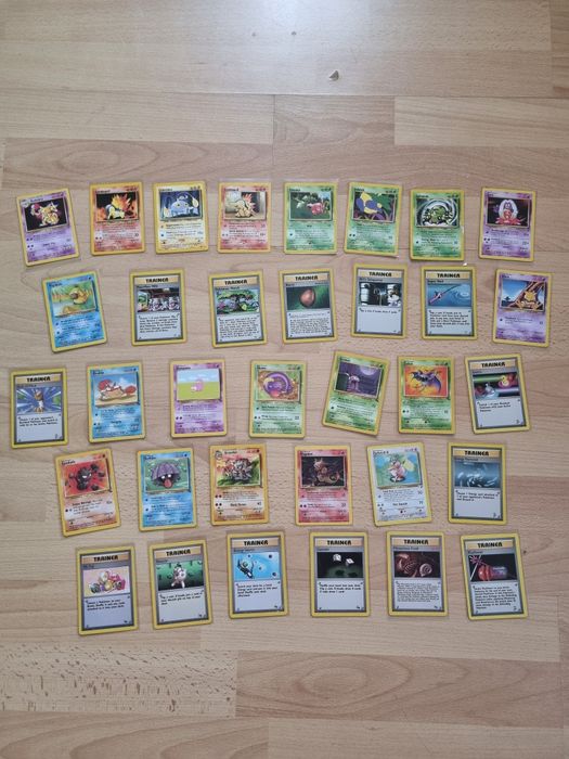 Karty pokemon klasyki z fossil i neo genesis Gryfice • OLX.pl