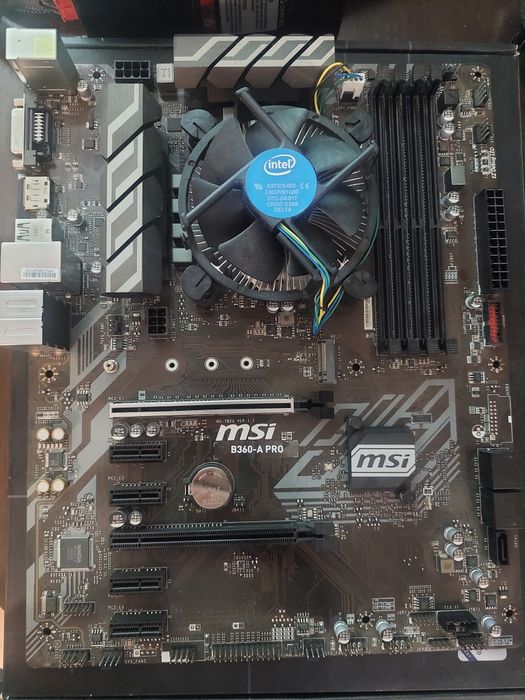 Комплект Intel i5 8400 s1151 материнская плата MSI b360-a pro: 4 200 ...