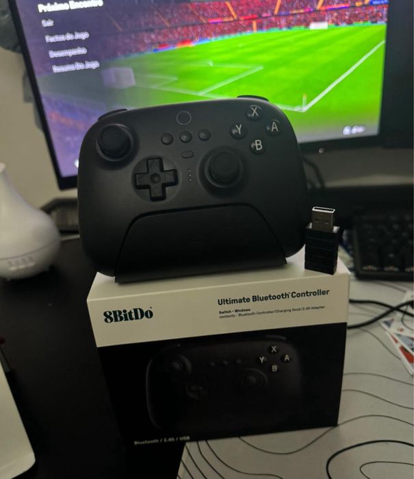 Comando wireless 8bitdo, novo, efeito hall, dockstation Barreiro E Lavradio • OLX Portugal