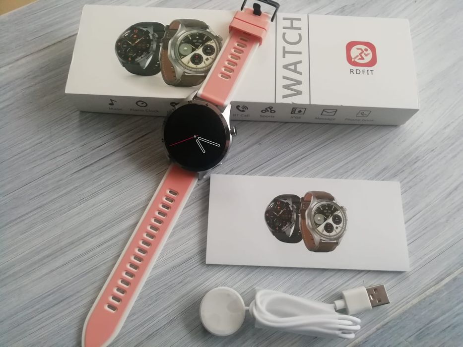GT4 Pro Plus Smartwatch 48mm (Novo) Rosa Branco Odivelas • OLX Portugal