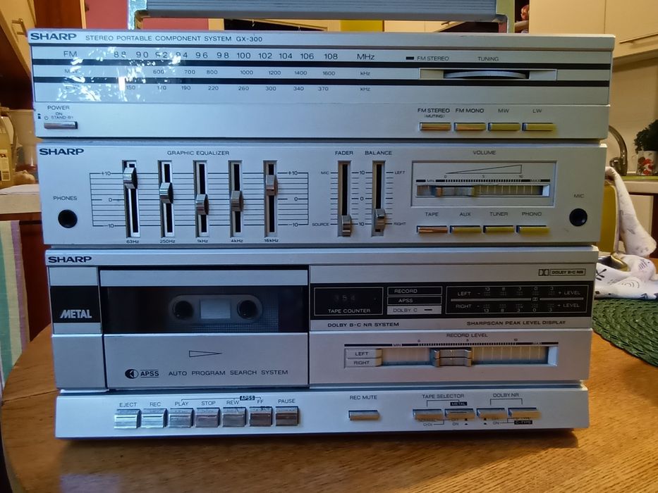 Sharp GX-300 wieża bez kolumn Łódź Śródmieście • OLX.pl