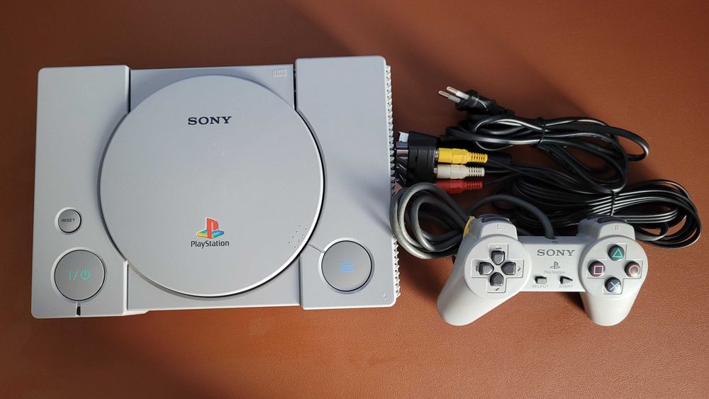 Sony PlayStation (PSX, PS1) PAL SCPH-7502, pad, kable. Warszawa Rembertów • OLX.pl
