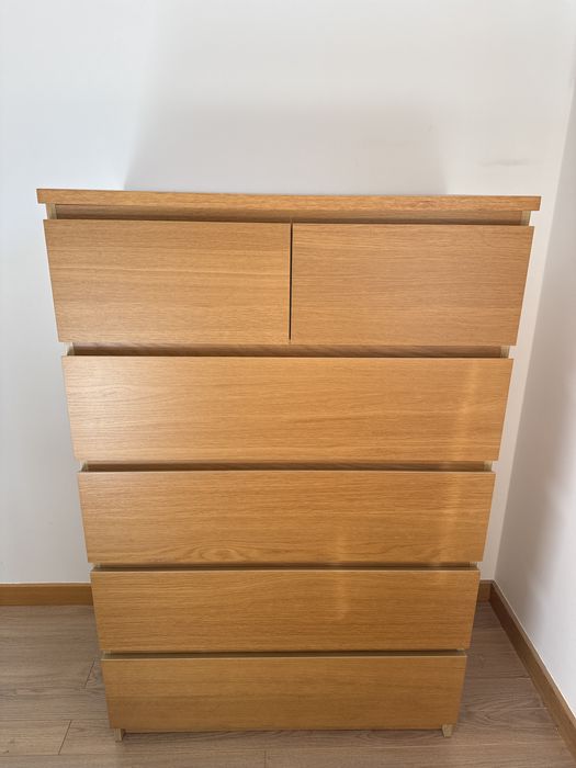 Comoda MALM IKEA, 80x123x49 Odivelas • OLX.pt