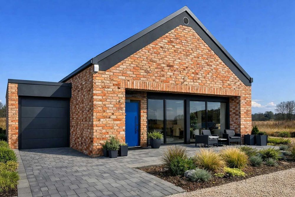 Cegła ręcznie formowana ściany loft industrialne poniemiecka klinkier ...