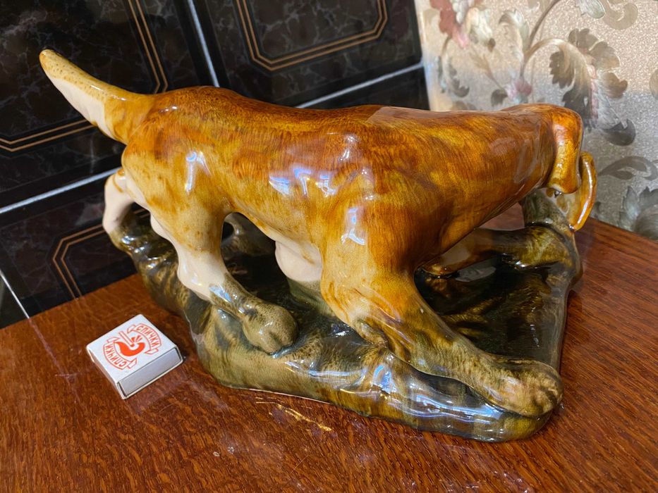Статуэтка фигурка Собака на охоте СССР идеал 400 грн Предметы искусства Киев на Olx