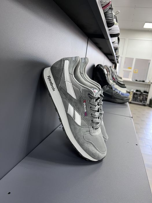 Мужские кроссовки Reebok Classic рібок чоловічі кросівки замша тестиль ...