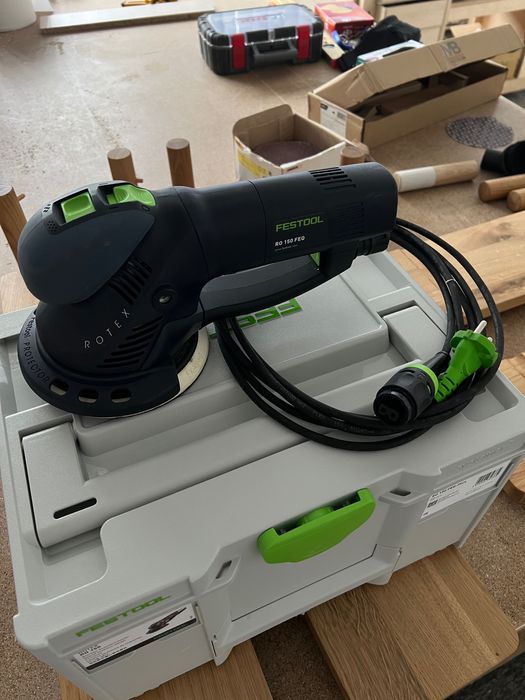 FESTOOL Rotex RO 150 FEQ -3 razy użyty-gwarancja all inclusive do 2027 ...