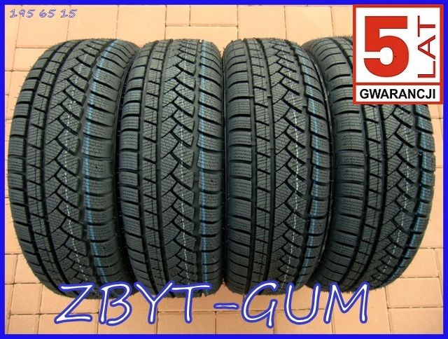 Opony ZIMOWE 195/65r15 ciche 4szt WYSYŁKA Zabrnie • OLX.pl