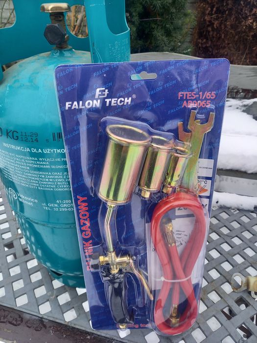 Zestaw butla gazowa 11kg +palnik gazowy nowy Legionowo • OLX.pl