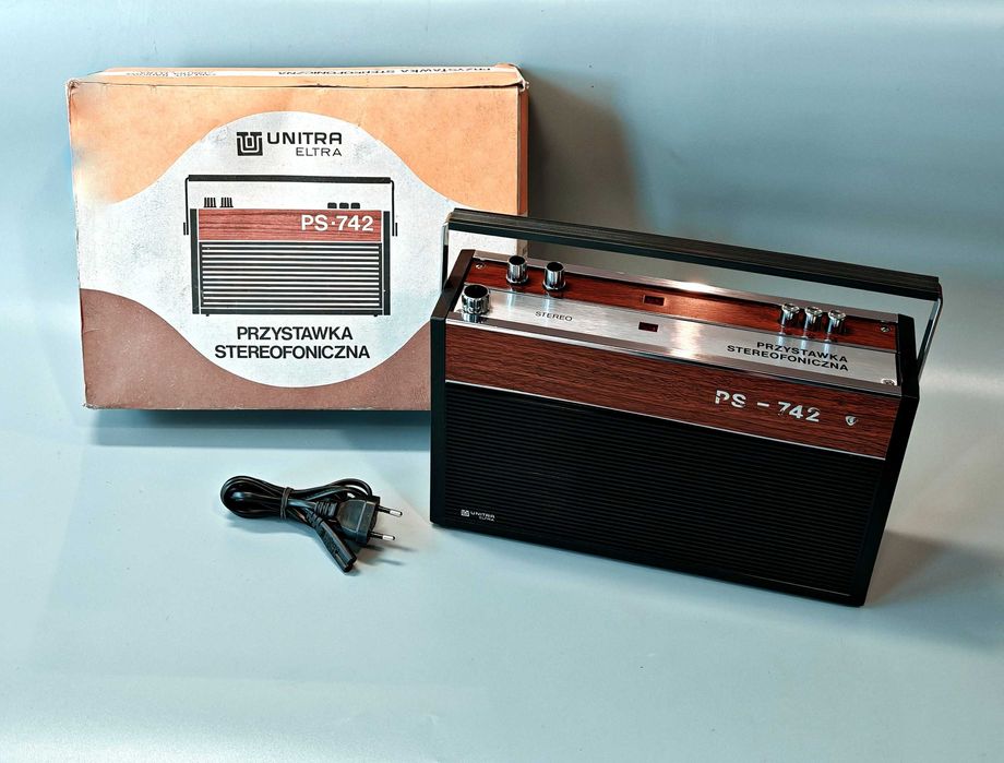 Wzmacniacz Przystawka stereofoniczna UNITRA Eltra PS-742 Komplet Pudło ...