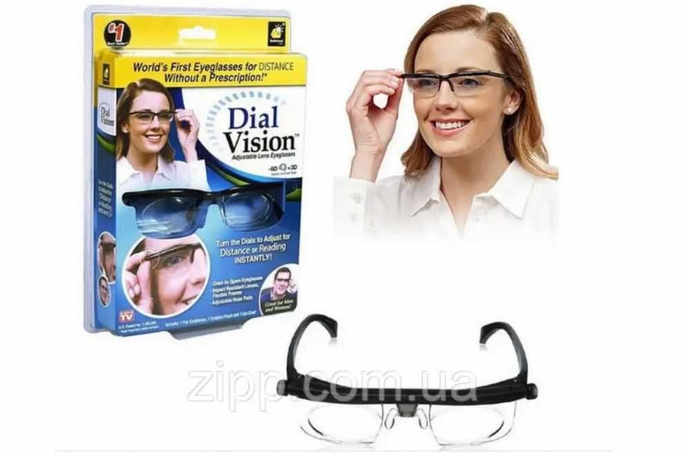 Универсальные очки для зрения с регулировкой линз Dial Vision: 80 грн ...