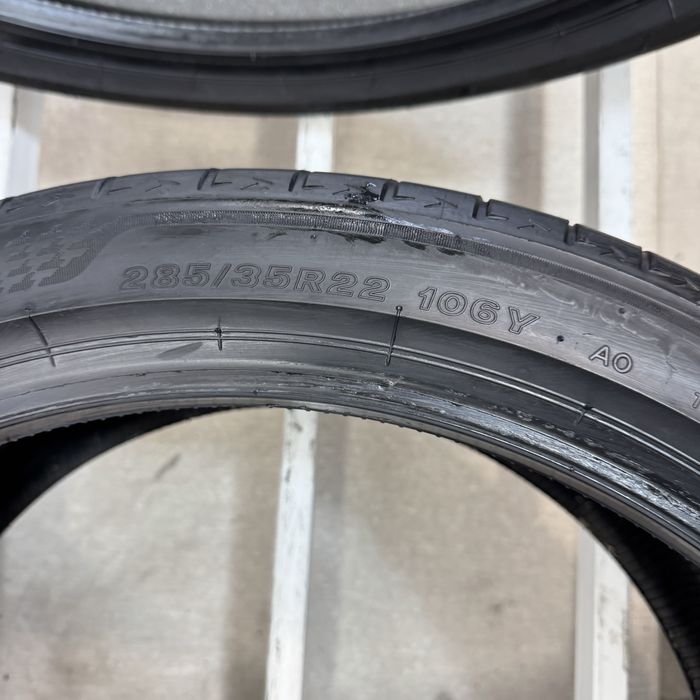 Продаються літні Б/У шини 285/35R22 Bridgestone Turanza T005 106Y: 4 ...
