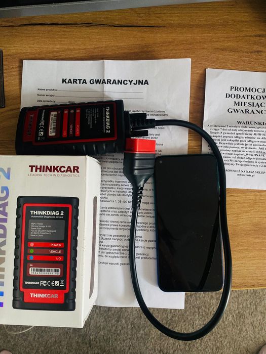 THINKDIAG 2 FULL 368 marki x-diag pro 3 diagnoze + telefon Huawei ...