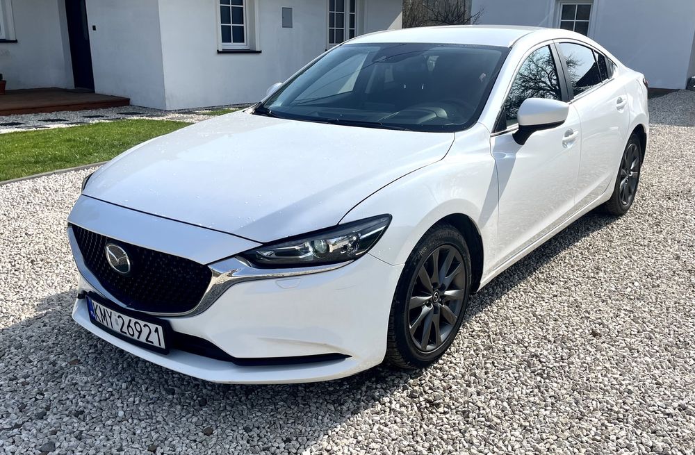 Mazda 6 sedan 2.0 Lift biała perła Dobczyce • OLX.pl