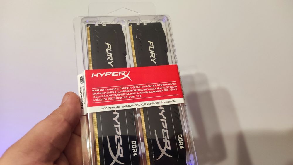 Нова Оперативна пам'ять HyperX Fury DDR4 8x2 (16gb) 3200MHZ 16x2(32gb ...