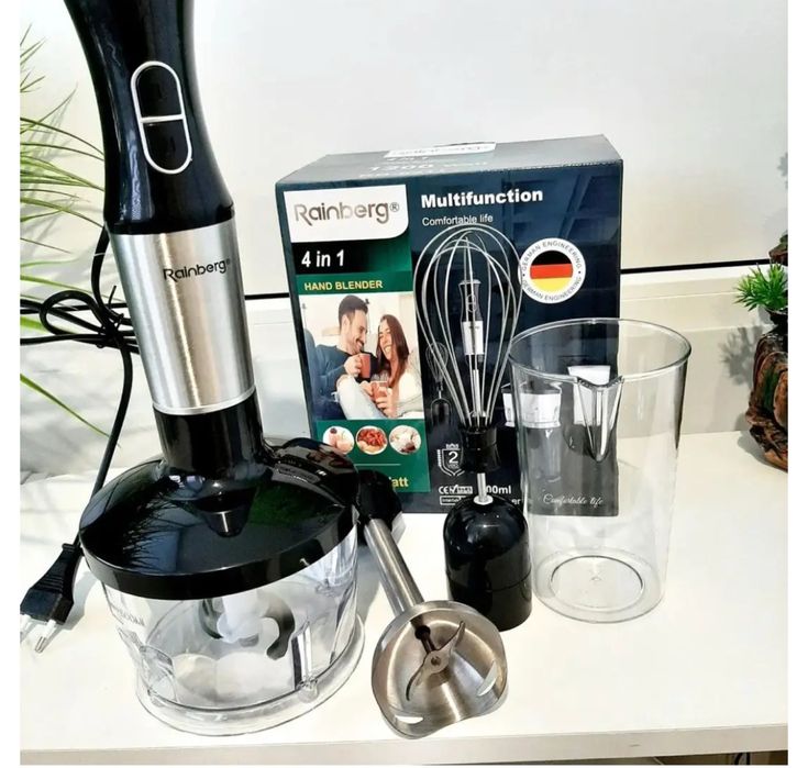 Блендер Rainberg RB 6211 4 в 1: 690 грн. - Кухонні комбайни та подрібнювачі Ліски на Olx