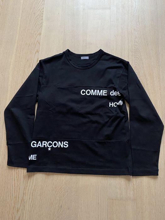 Лонгслів Comme des garcons homme 2001 split logo longsleeve: 2 900 грн ...