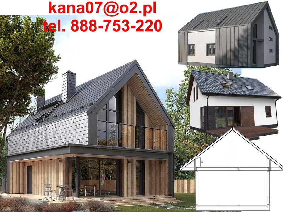 Domy 70m2 szkieletowe drewniane bez pozwolenia Chełm • OLX.pl