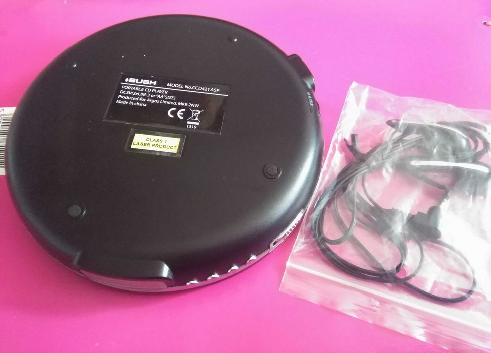 BUSH - NOWY, w pudełku, discman z systemem antywstrząs., z Wlk. Bryt ...