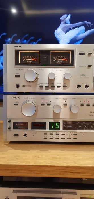 Amplituner Philips 22 AH 708 + Magnetofon Philips N5536 - Vintage ...