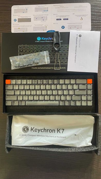 Keychron K7 Ultra-slim Wireless Mechanical Keyboard 65 Caldas de Vizela ...